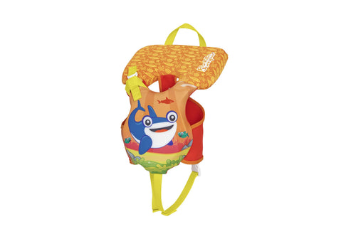 Puddle Jumper Infant Hydrospring Life Jacket and Vest, Orange Shark (6